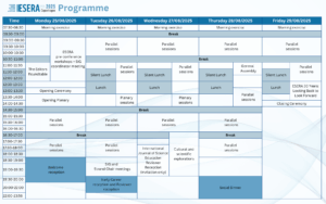 Programme – ESERA 2025